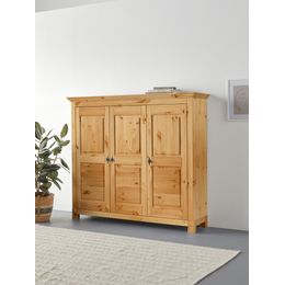 Schuhkommode Home Affaire "Rauna" Sideboards Gr. B/H/T: 159 cm x 138 cm x 39 cm, beige (natur) Schuhkommoden aus massiver Kiefer, viel Stauraum