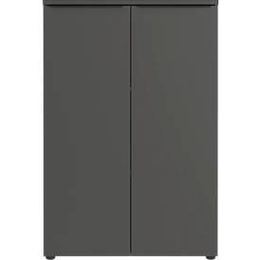 Germania Aktenschrank Porto, 2 Türen und 2 Einlegeböden, 3 OH, B 810 x T 400 x H 1200 mm, graphit