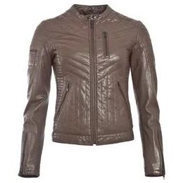 Bikerjacke JCC "AW15-L11" Gr. XXS, braun Damen Jacken