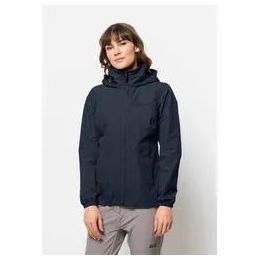 Outdoorjacke Jack Wolfskin "STORMY POINT 2L JKT W" Gr. XS (34), blau (nachtblau) Damen Jacken