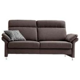 3-Sitzer Home Affaire "Mailand" Sofas Gr. B/H/T: 198 cm x 103 cm x 89 cm, Struktur, mit Move-Funktion, grau (stone) mit komfortablem Federkern-Sitz, wahlweise Move-Funktion