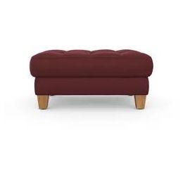 Sit & More Stauraumhocker SIT & MORE "Westham" Hocker Gr. B/H/T: 101 cm x 47 cm x 66 cm, Luxus-Microfaser ALTARA NUBUCK, mit Federkern-mit Stauraum, rot (bordeaux) wahlewise mitohne Federkern