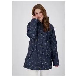 Regenjacke DEPROC ACTIVE "Friesennerz HALIFAX UMBRELLA" Gr. 34 (XS), blau (navy) Damen Jacken auch in Großen Größen erhältlich