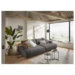 Loungesofa Gallery M BRANDED BY MUSTERRING "Lucia" Sofas Gr. B/H/T: 292cm x 81cm x 147cm, Cord, grau (dark-grey) Cord-Bezug, Breite 292 cm