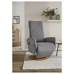 Sit & More TV-Sessel SIT & MORE "Kobra" Sessel Gr. Luxus-Microfaser Euphoria, mit 2 Motoren, Drehfunktion, B/H/T: 71 cm x 110 cm x 82 cm, grau wahlweise mit 2 Motoren, Motoren und Akku oder