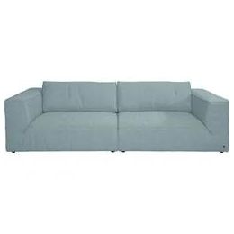 Big-Sofa Tom Tailor HOME "BIG CUBE STYLE" Sofas Gr. B/H/T: 300cm x 83cm x 122cm, Struktur fein TBO, blau (ice blue tbo 56) Breite 300 cm