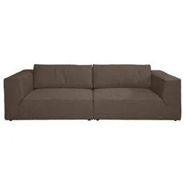 Big-Sofa Tom Tailor HOME "BIG CUBE STYLE" Sofas Gr. B/H/T: 300cm x 83cm x 122cm, Struktur fein TBO, braun (coconut brown tbo 12) Breite 300 cm