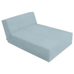 Chaiselongue Tom Tailor HOME "ELEMENTS" Sofas Gr. B/H/T: 94cm x 70cm x 159cm, Samtstoff TSV, mit Bettfunktion, blau (sky tsv 13) Sofa-Element Sofaelement wahlweise mit Bettfunktion