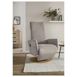 Sit & More TV-Sessel SIT & MORE "Kobra" Sessel Gr. Luxus-Microfaser Euphoria, mit 2 Motoren, Drehfunktion, B/H/T: 71 cm x 110 cm x 82 cm, grau (elephant) wahlweise mit 2 Motoren, Motoren und Akku oder