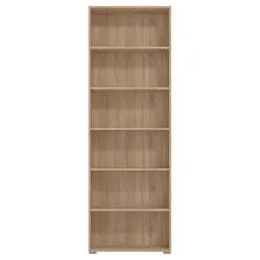 Aktenregal Inosign "Tomar 6" Regale Gr. B/H/T: 70 cm x 211,5 cm x 24,5 cm, braun (sonoma eiche) Bücherregal mit viel Stauraum, Maße (BTH): 7024,5211,5 cm