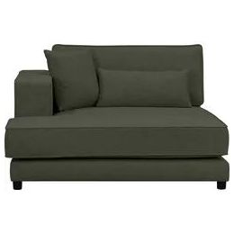 Sofa-Eckelement OTTO products "Grenette", grün (dunkelgrün), B:122cm H:77cm T:154cm, 100% recycelte PET-Flaschen, Polsterelemente, Modulsofa, im Baumwoll-/Leinenmix oder aus recycelten Stoffen