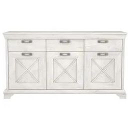 Kommode FORTE Sideboards Gr. B/H/T: 178,3 cm x 95,9 cm x 48,2 cm, 3 St., weiß (pinia weiß) Breite 178 cm