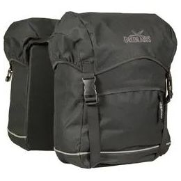 Fahrradtasche GREENLANDS BICYCLE BAGS "Greenlands Doppel Tasche Travel" Taschen Gr. B/H/T: 30cm x 37cm x 17cm, schwarz