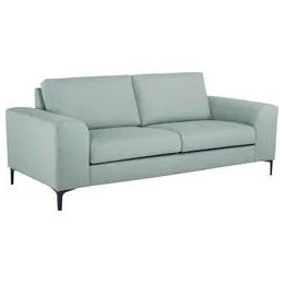 2,5-Sitzer Inosign "Henry" Sofas Gr. B/H/T: 214cm x 84cm x 95cm, Struktur fein, grün (mint) mit Metallbeinen, in modernem Design