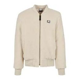 Bomberjacke Southpole "Southpole Herren Southpole Sherpa Bomber Jacket" Gr. M, beige (sand) Herren Jacken