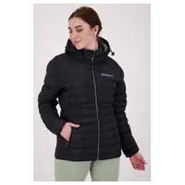 Steppjacke DEPROC ACTIVE "GILMOUR II W" Gr. 50 (XL), grau (anthrazit) Damen Jacken auch in Großen Größen erhältlich