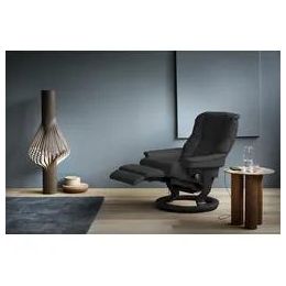 Relaxsessel stressless "Mayfair" Sessel Gr. Leder PALOMA, PowerTM Leg & Back-ohne Akku-Classic Base Schwarz, 1098461850, B/H/T: 79cm x 101cm x 77cm, schwarz (black paloma) elektrisch verstellbar, optional 2-motorisch, Größe M & L