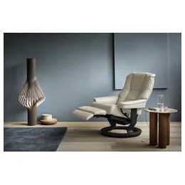 Relaxsessel stressless "Mayfair" Sessel Gr. Leder BATICK, PowerTM Leg & Back-ohne Akku-Classic Base Schwarz, 1098461850, B/H/T: 79cm x 101cm x 77cm, beige (cream batick) elektrisch verstellbar, optional 2-motorisch, Größe M & L