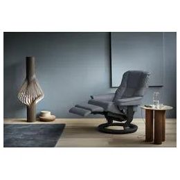 Relaxsessel stressless "Mayfair" Sessel Gr. Leder BATICK, PowerTM Leg & Back-ohne Akku-Classic Base Schwarz, 1098461850, B/H/T: 88cm x 102cm x 76cm, blau (atlantic blue batick) elektrisch verstellbar, optional 2-motorisch, Größe M & L