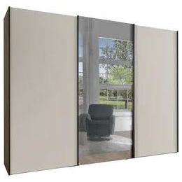 Schwebetürenschrank Wiemann "Monaco" Schränke Gr. B/H/T: 295,2 cm x 217 cm x 67 cm, 3 St., braun (bianco, eiche, nachbildung) hochwertige Beschläge