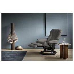 Relaxsessel stressless "Mayfair" Sessel Gr. Leder PALOMA, PowerTM Leg & Back-ohne Akku-Classic Base Schwarz, 1098461850, B/H/T: 88cm x 102cm x 76cm, grau (metal grey paloma) elektrisch verstellbar, optional 2-motorisch, Größe M & L