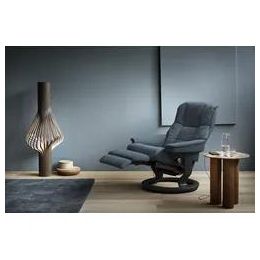 Relaxsessel stressless "Mayfair" Sessel Gr. ROHLEDER Stoff Q2 FARON, PowerTM Leg & Back-ohne Akku-Classic Base Schwarz, 1098461850, B/H/T: 79cm x 101cm x 77cm, blau (petrol q2 faron) elektrisch verstellbar, optional 2-motorisch, Größe M & L