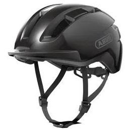 Fahrradhelm Abus "PURL-Y" Helme Gr. L Kopfumfang: 57cm - 61cm, schwarz (shiny black)