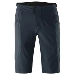 Radhose Gonso "VALDES" Gr. L, Normalgrößen, blau (nachtblau) Herren Hosen Bike-Shorts, atmungsaktive MTB Fahrradhose, Bund regulierbar