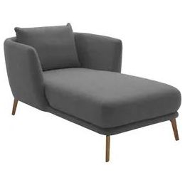 Schöner Wohnen Chaiselongue SCHÖNER WOHNEN-KOLLEKTION "Pearl - 5 Jahre Hersteller-Garantie, auch in Bouclé. Füße Massivholz" Sofas Gr. B/H/T: 101cm x 71cm x 161cm, Flachgewebe, grau (stone) Maße (BHT): 10171161 cm