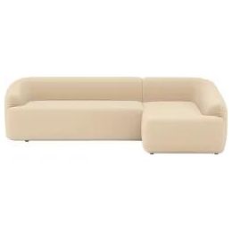 Ecksofa Inosign "Nergal, Einzelsofa oder L-Form" Sofas Gr. B/H/T: 296cm x 81cm x 196cm, Luxus-Microfaser, Longchair rechts, beige (creme) Modernes Design, schlichte Optik, stilvoller Blickfang im Wohnzimmer