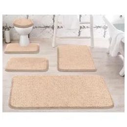 Badematte Grund Badematten Gr. rechteckig (70cm x 120cm),, beige