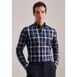 Seidensticker Flanellhemd »X-Slim« X-Slim Langarm Button-Down-Kragen Karo grün XL (44) - normale Ärmellängen normale Ärmellängen XL (44) Passform:...