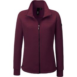 LPO Fleecejacke »CAMBLY II NEW WOMEN« mit Teddy-Fleece, auch in Großen Größen erhältlich weinrot 36 (S) 36 (S) Angenehm wärmendes Quiltfleece