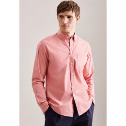 Seidensticker Businesshemd &raquo;Schwarze Rose&laquo; Regular Langarm Button-Down-Kragen Uni hellrosa M39-40 - normale &Auml;rmell&auml;ngen normale &Auml;rmell&auml;ngen M39-40...