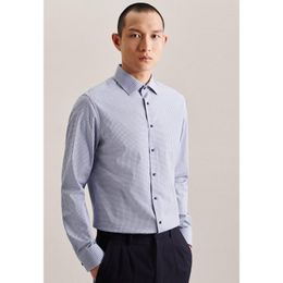 Seidensticker Businesshemd »X-Slim« X-Slim Langarm Kentkragen Karo dunkelblau S (38) - normale Ärmellängen normale Ärmellängen S (38) Passform: X-Slim