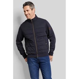 Bugatti Sweatjacke mit Struktur marine 3XL 3XL Baumwoll-Mix