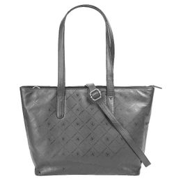 Bruno Banani Shopper echt Leder schwarz