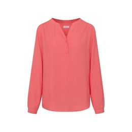 Seidensticker Schlupfbluse &raquo;Schwarze Rose&laquo; Langarm V-Neck Uni pink L40 L40 Passform: Regular