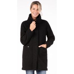 LPO Fleecejacke »CAMBLY LONG WOMEN« mit Teddy-Fleece, auch in Großen Größen erhältlich schwarz 50 (XL) 50 (XL) Angenehm wärmendes Teddyfleece