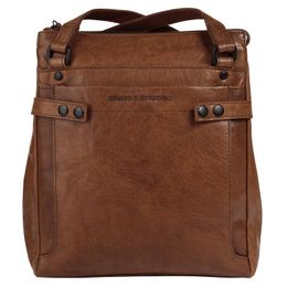SPIKES & SPARROW SPIKES & SPARROW Cityrucksack echt Leder cognac B/H/T: 24 cm x 28 cm x 6 cm B/H/T: 24 cm x 28 cm x 6 cm Höhe 28 cm x Breite 24 cm x Tiefe 6 cm