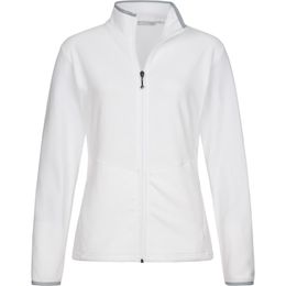 DEPROC Active Fleecejacke »DECORAH III WOMEN« weiche Fleecejacke in traditioneller Optik weiß 36/38 (M) 36/38 (M) Leichte Basic Damen Fleecejacke...