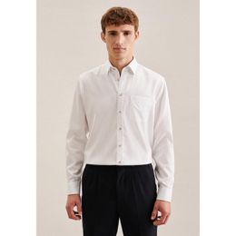 Seidensticker Businesshemd &raquo;Regular&laquo; Regular Langarm Covered-Button-Down-Kragen Uni wei&szlig; 3XL (48) - normale &Auml;rmell&auml;ngen normale &Auml;rmell&auml;ngen 3XL...