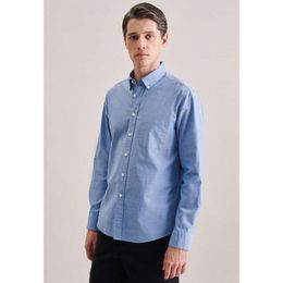 Seidensticker Businesshemd »Schwarze Rose« Regular Langarm Button-Down-Kragen Uni hellblau S37-38 - normale Ärmellängen normale Ärmellängen S37-38...
