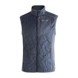 Maier Sports Funktionsweste »Serpe Vest M« Herren Weste, atmungsaktive Outdoorweste, 3 Taschen mit Reißverschluss graublau 56 56 Hybrid-Midlayer...