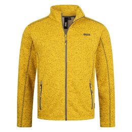 DEPROC Active Damen DEPROC Active Fleecejacke &raquo;YORKTON V MEN&laquo; weiche Fleecejacke in traditioneller Optik gelb M