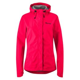 Gonso Damen Fahrradjacke &raquo;Sura Light&laquo; Damen Regenjacke wind- und wasserdicht, Radjacke mit Kapuze pink 36