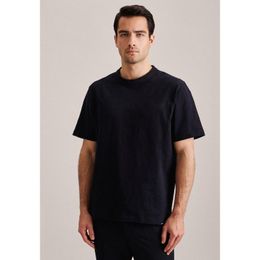 Seidensticker T-Shirt &raquo;Regular&laquo; Kurzarm Rundhals Uni navy L L &Auml;rmell&auml;nge: Kurzarm