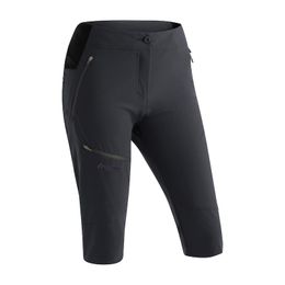 Maier Sports Caprihose »Latit Capri Vario« Damen Capri, kurze Wanderhose, Outdoorhose mit 4 Taschen, Regular Fit schwarz 40 - Normalgrößen...