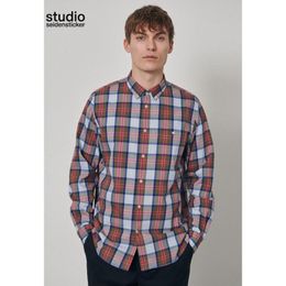 Studio Seidensticker Damen studio seidensticker Businesshemd &raquo;Studio&laquo; Regular Langarm Button-Down-Kragen Karo gr&uuml;n XXL (45-46), normale &Auml;rmell&auml;ngen
