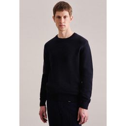 Seidensticker Strickpullover &raquo;Regular&laquo; Langarm Rundhals Uni Dunkelblau 3XL 3XL Passform: Regular